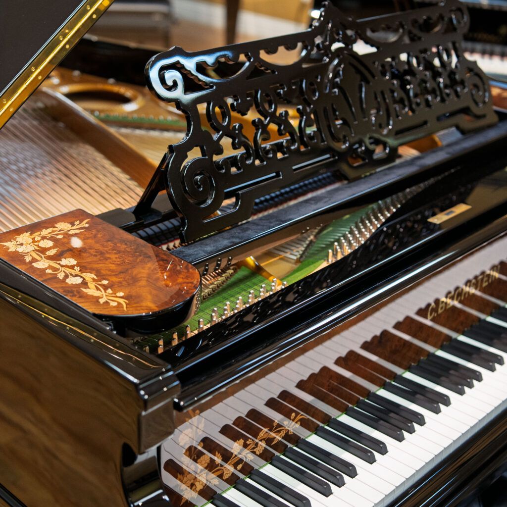 1883 C. Bechstein Model B Grand Piano w/ Inlay - Kim's Piano