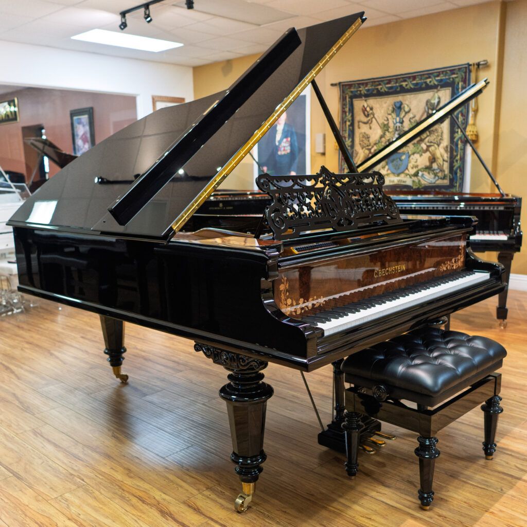 1883 C. Bechstein Model B Grand Piano w/ Inlay - Kim's Piano